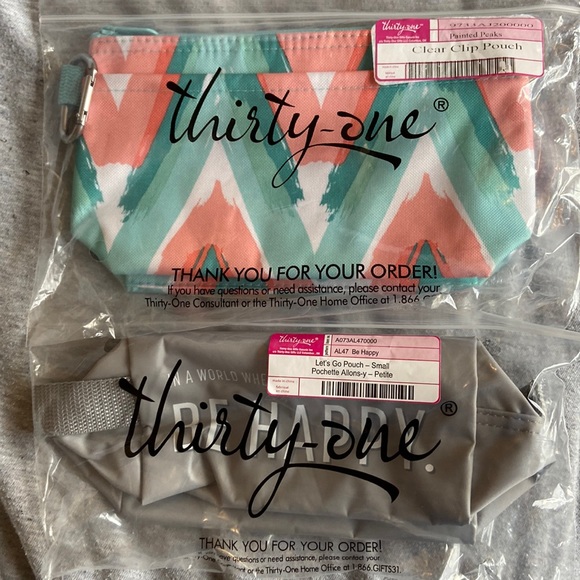 thirty-one | Bags | Nwt Thirty One Pouch Bundle | Poshmark